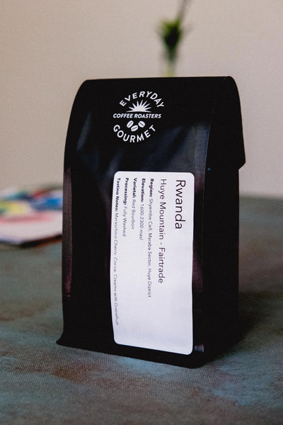 Rwanda Huye Mountain Fairtrade – Everyday Gourmet Coffee Roasters